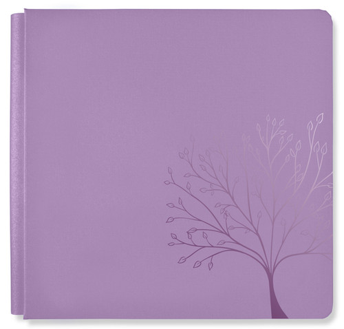 Treasured Memories Hyacinth Shimmer 12x12 Album Cover | cmscrapbooking