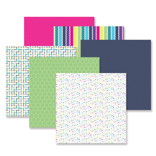 Birthday Bonanza Paper Pack (12/pk) | cmscrapbooking
