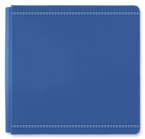 Denim Revival Classic Blue 12x12 Album Cover | cmscrapbooking