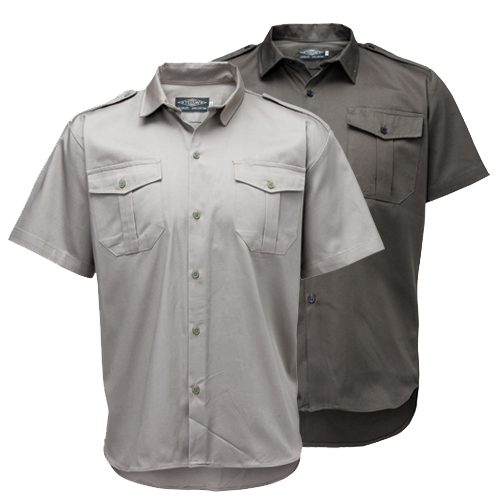 Teesav Full Button Short Sleeve | Bush and Bundu