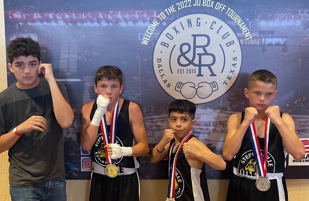 Members of Stephenville Boxing Club bring home the gold last weekend.