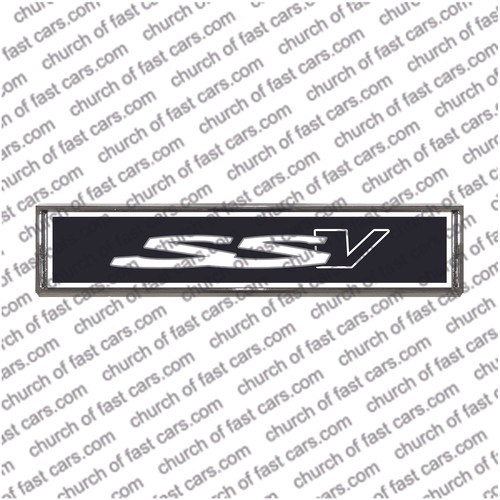#2533 BADGE TO SUIT HOLDEN COMMODORE SSV CHROME CAR EMBLEM | Classic ...