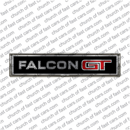 #484 *BADGE TO SUIT FORD "FALCON GT" XY CHROME CAR EMBLEM | Classic ...