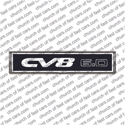 #2513 BADGE TO SUIT HOLDEN MONARO CV8 6.0 CHROME CAR EMBLEM | Classic ...