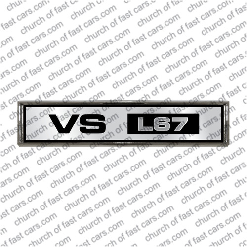 #2917 BADGE TO SUIT HOLDEN VS LS7 CHROME CAR EMBLEM | Classic Collector