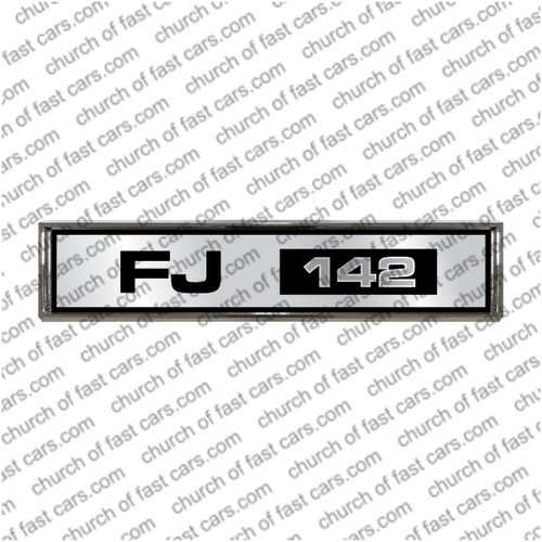 #2901 BADGE TO SUIT HOLDEN FJ 142 CHROME CAR EMBLEM | Classic Collector