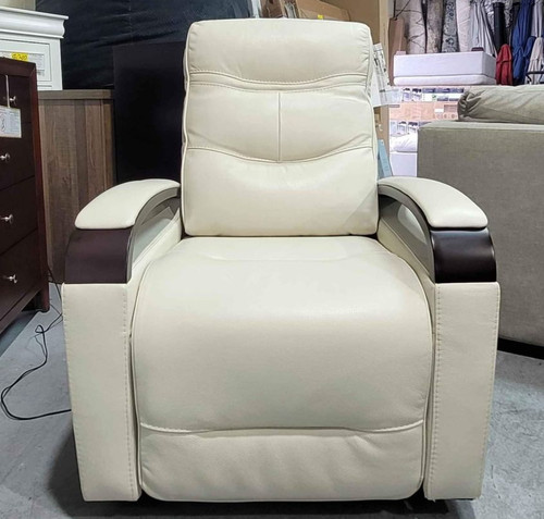New Canmore Leather Power Recliner with Power Headrest | Home Goods ...