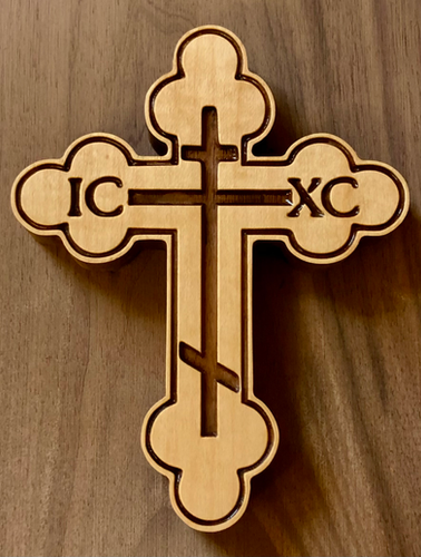 Ukrainian Orthodox cross | Hughes Wood Designs