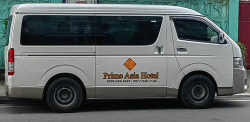 NAIA로 밴 하차 | Prime Asia Hotel