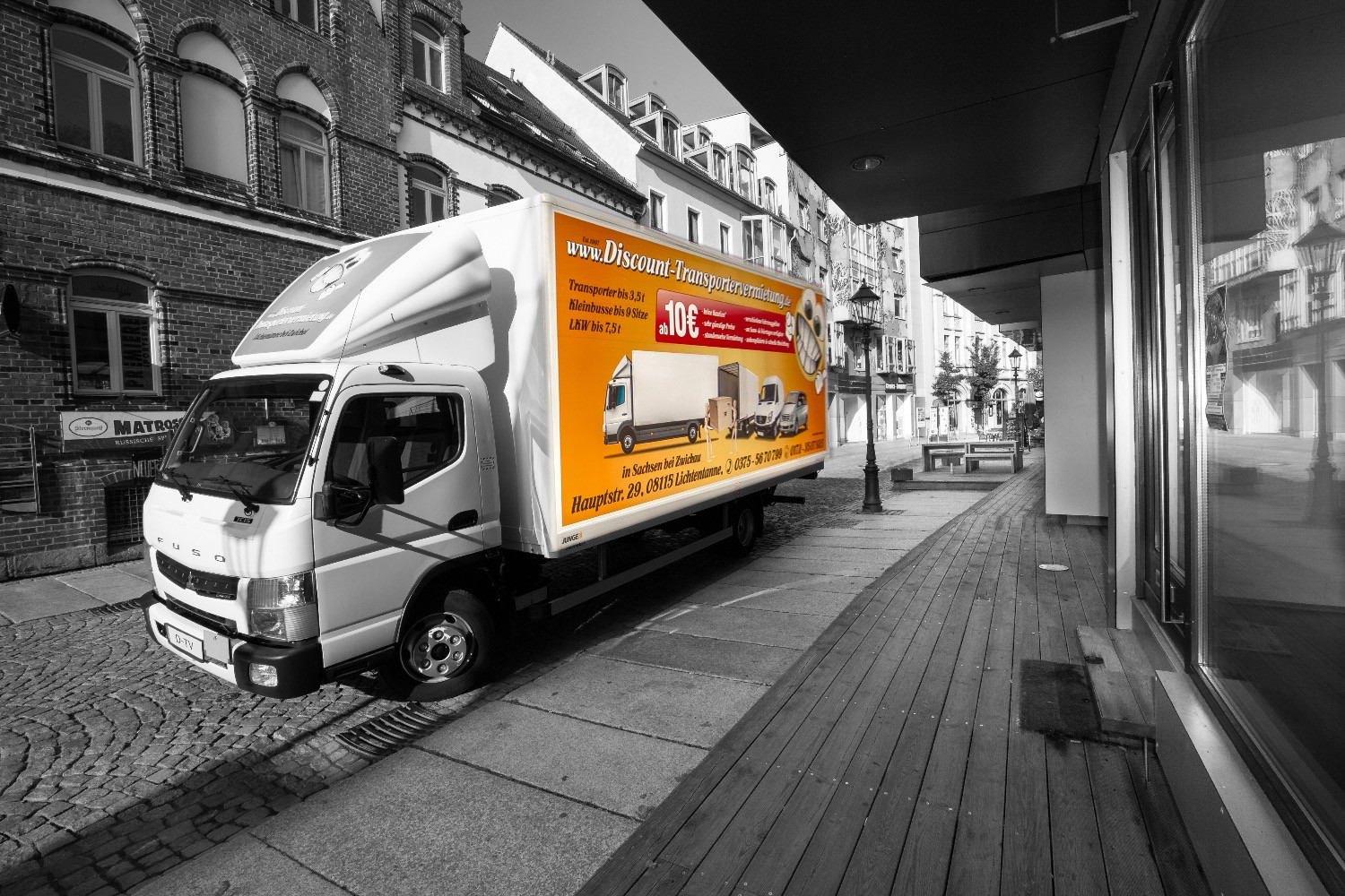 Transporter und LKW ab 10€ Discount Transportervermietung 03755670799