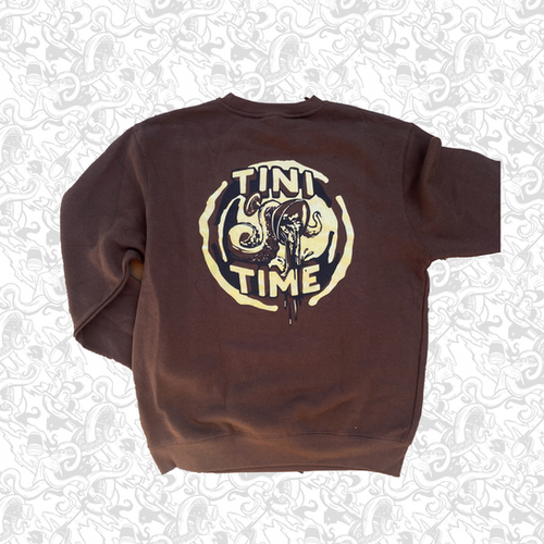 Tini Time Crew Neck | Yellow King