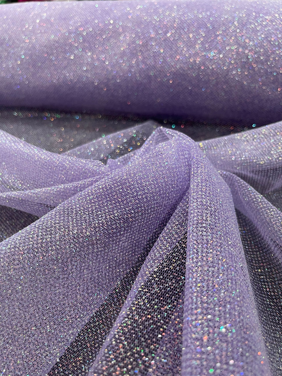 TUL CON GLITTER LILA | favitelas