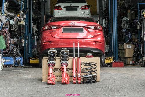 Mazda 3 Tanabe Sustec Pro CR40 Coilover/Suspension System | Jeep Chee ...