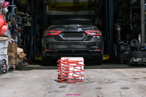 Toyota Camry AXVH70 Tanabe NF210 Lowering Springs | Jeep Chee Garage