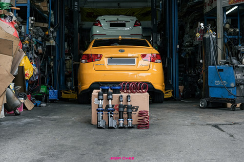 Kia Cerato Forte GRBS (Blue) Coilover system/Suspension system | Jeep ...