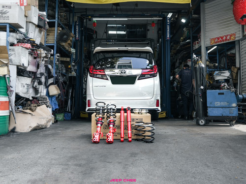 Toyota Alphard Tanabe Sustec Pro CR Coilover | Jeep Chee Garage