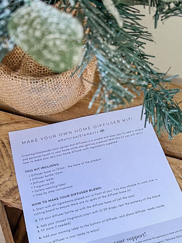 Make Your Own Home Diffuser DIY Kit | Natureal Elements