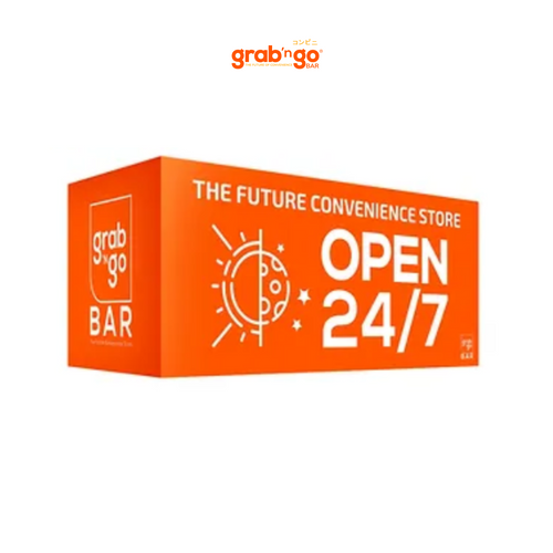 STORE SIGNAGE 2 - Open 24/7 | Grab N Go Bar