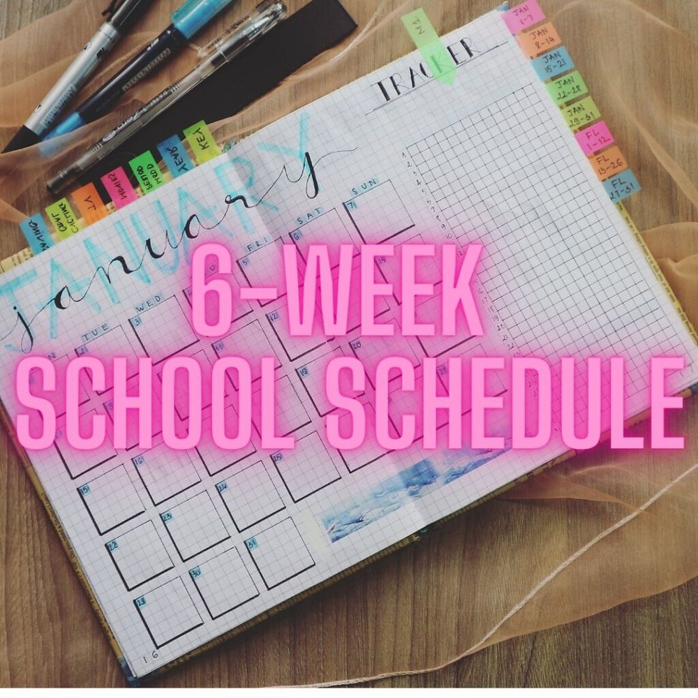 6 weeks on, 1 week off