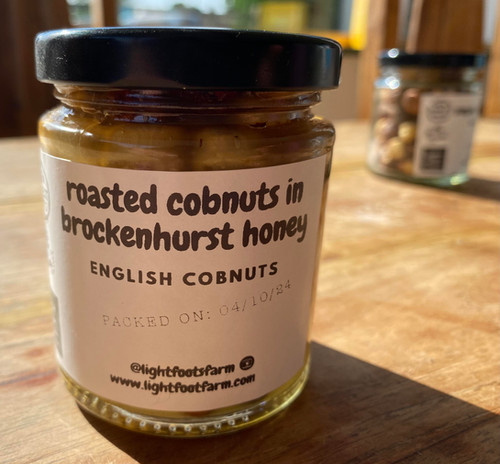 roasted cobnuts in new forest honey | Microgreens