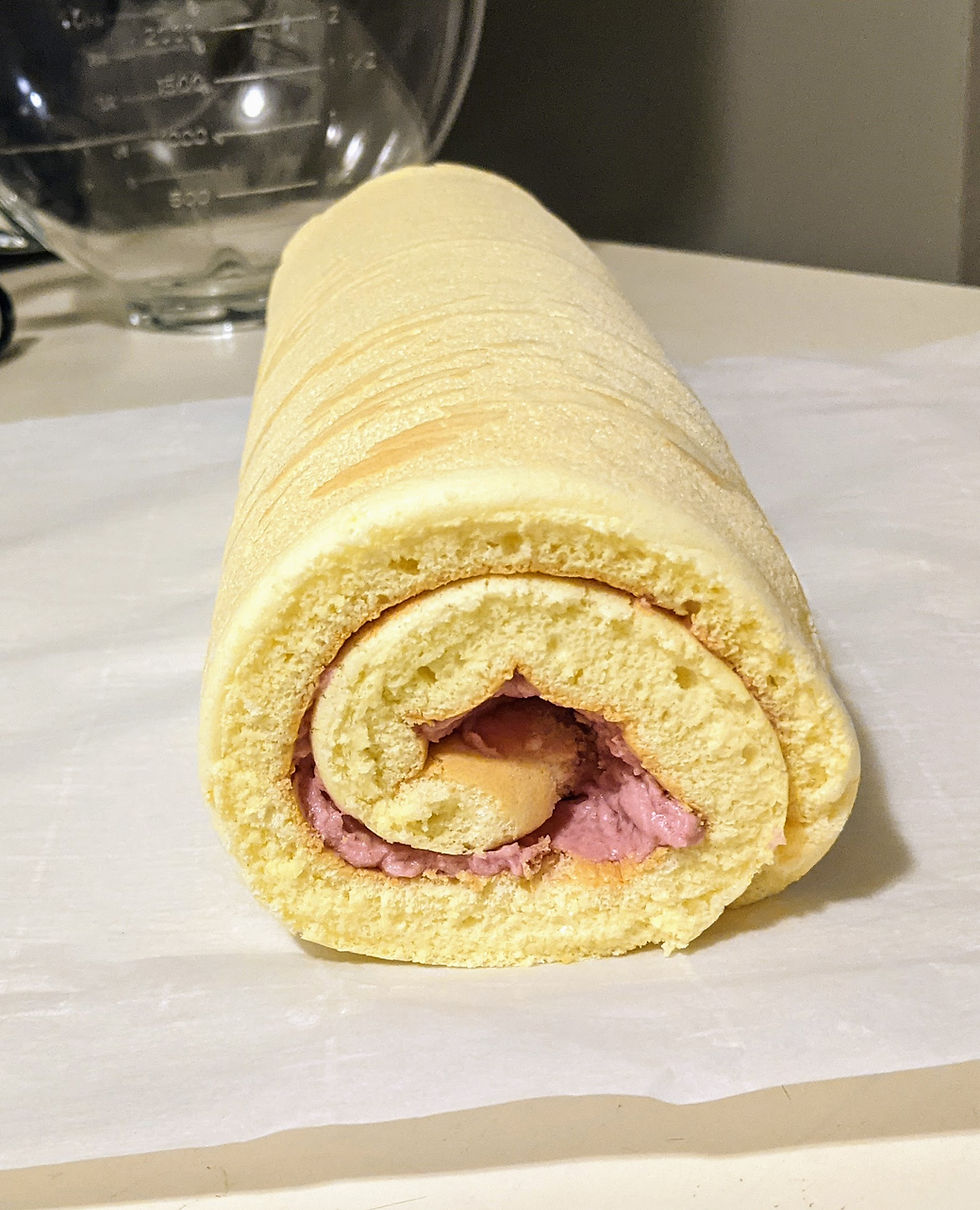Taro Swiss Roll