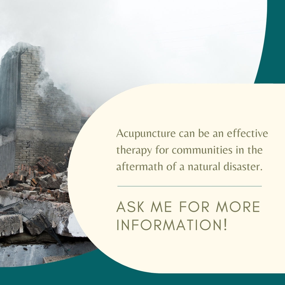 Acupuncture for PTSD Symptoms After Natural Disasters