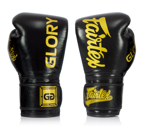 BGVG1 Fairtex Glory Boxing Gloves Black color