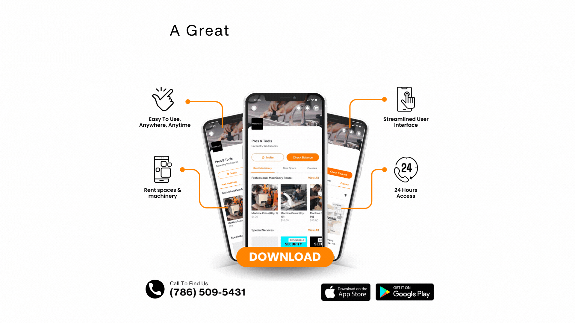 Rent Space in Fully Equipped Carpentry Shops, Pros and Tools, Florida