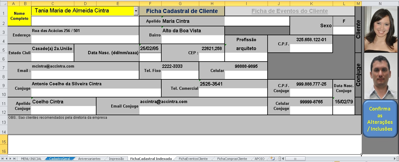 Só Planilhas Excel / Desenvolvimento de Sistemas