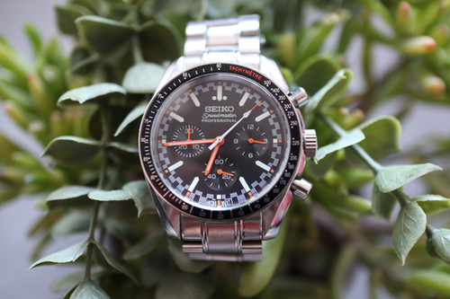 40mm Seiko 'Burnt Speedy' mod - Seiko VK63 Quartz Movement | Mods Lab