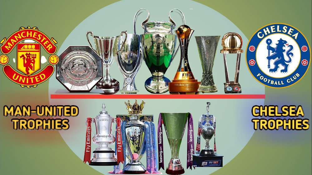 The Manchester United Vs. Chelsea Trophies Comparison So Far
