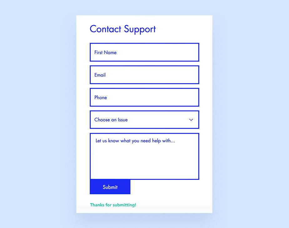 Effective Contact Form Design: Templates and Examples