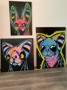 Freaking Ding Bat: Spooky Halloween Art & Bat-Themed Collectibles