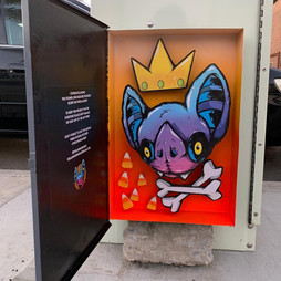 Freaking Ding Bat: Spooky Halloween Art & Bat-Themed Collectibles