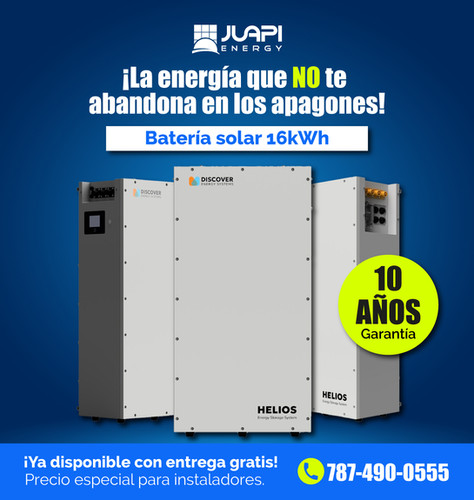 Batería Discover Helios 16 kWh | JUAPI Energy