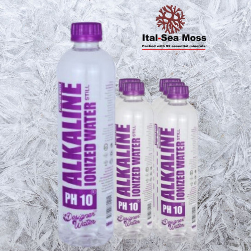 Alkaline water pH10 500ml (6 pack) | Ital-Sea Moss