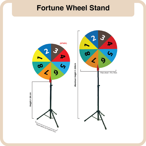 Rotary Fortune Wheel / Lucky Draw Wheel | Up N Down Event
