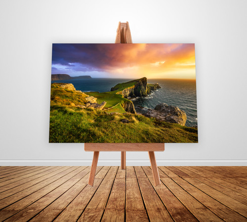 Neist Point Lighthouse - Canvas Print - Skye Photography - Scotland