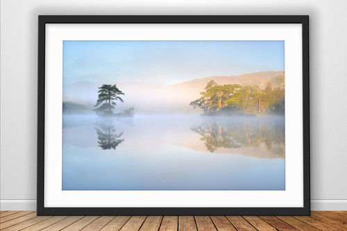 Tarn Hows Misty Photo Print - Lake District Landscape Photography - UK ...