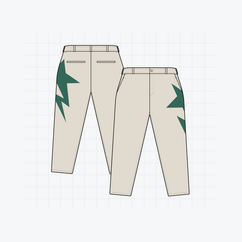 Pants | Vector Mockup Template | studio Treo