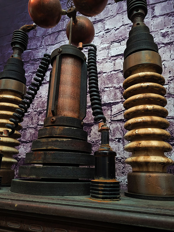 Frankenstein Lab Props - Tilted Tombstone Studios