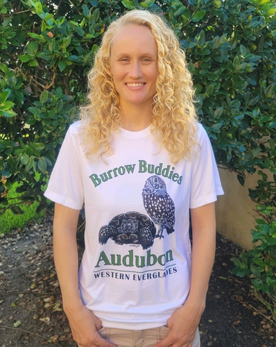Adult White Burrow Buddies Shirt-Short Sleeve | Audubon Western Everglades