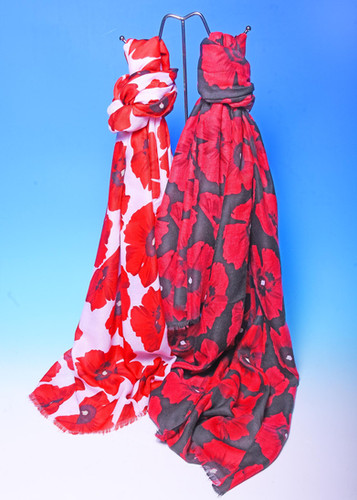 Large Poppy Scarf | BoB Memorial