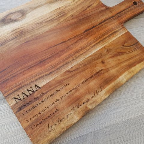 Personalised Dictionary Board | Deb's Design Lab