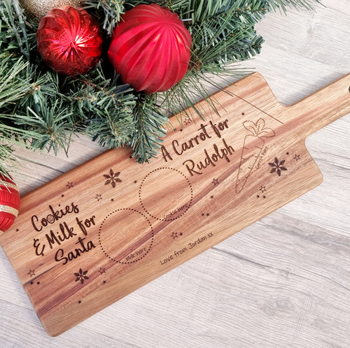 Personalised Christmas Eve Santa Board | Deb's Design Lab