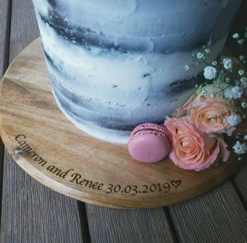 Personalised Cake Board | Deb's Design Lab