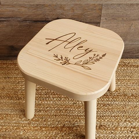 Personalised Children's Stool | Deb's Design Lab