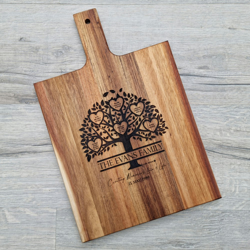 Personalised Family Tree Board | Deb's Design Lab