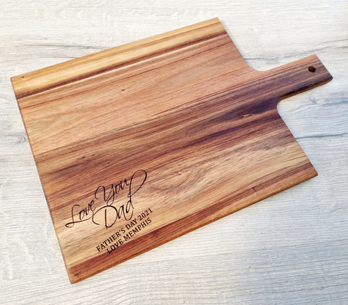 Personalised Love You Dad Board | Deb's Design Lab