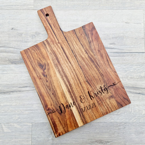 Personalised Name Board with Hearts | Deb's Design Lab